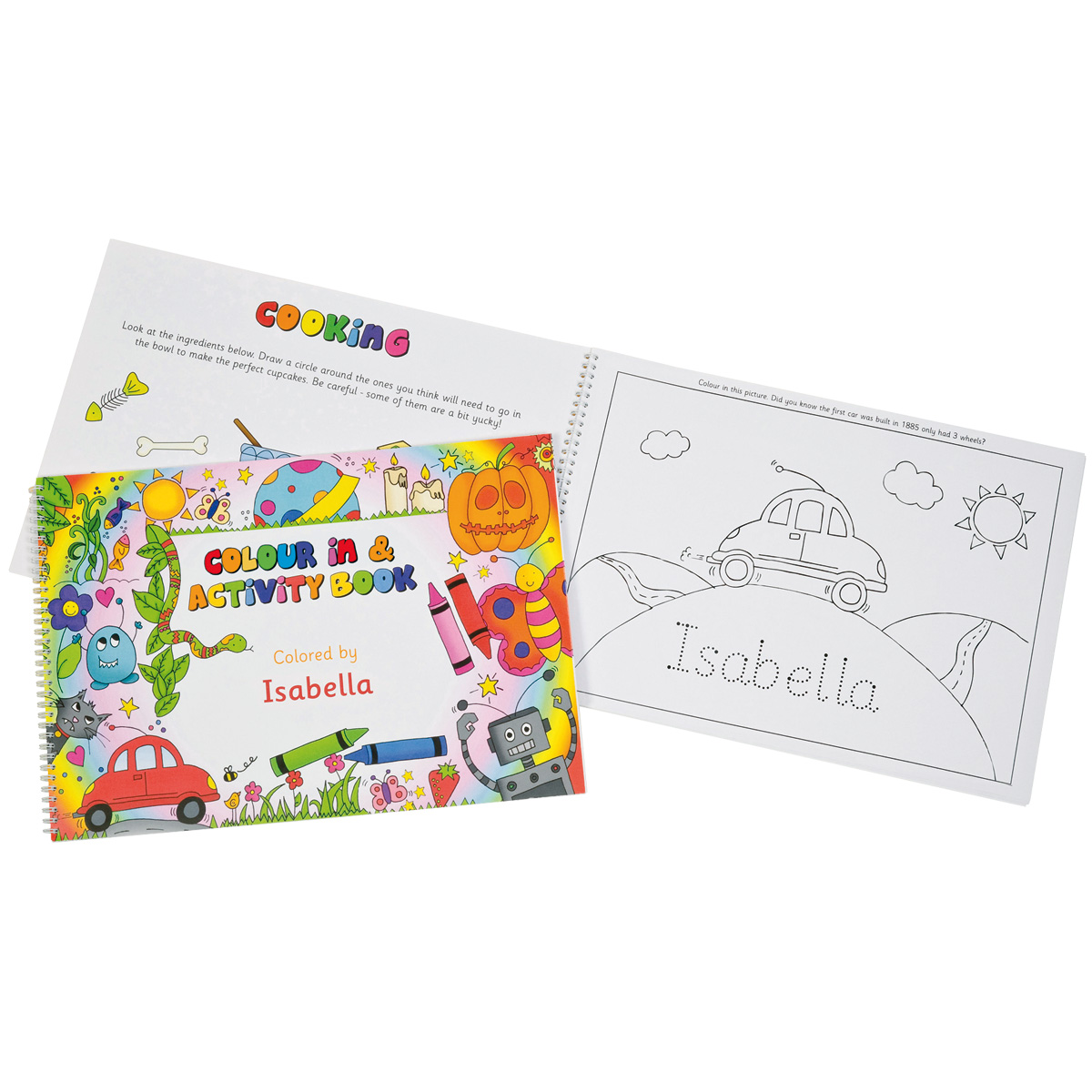 Personalised Colouring-In Activity Book | Personalised Books