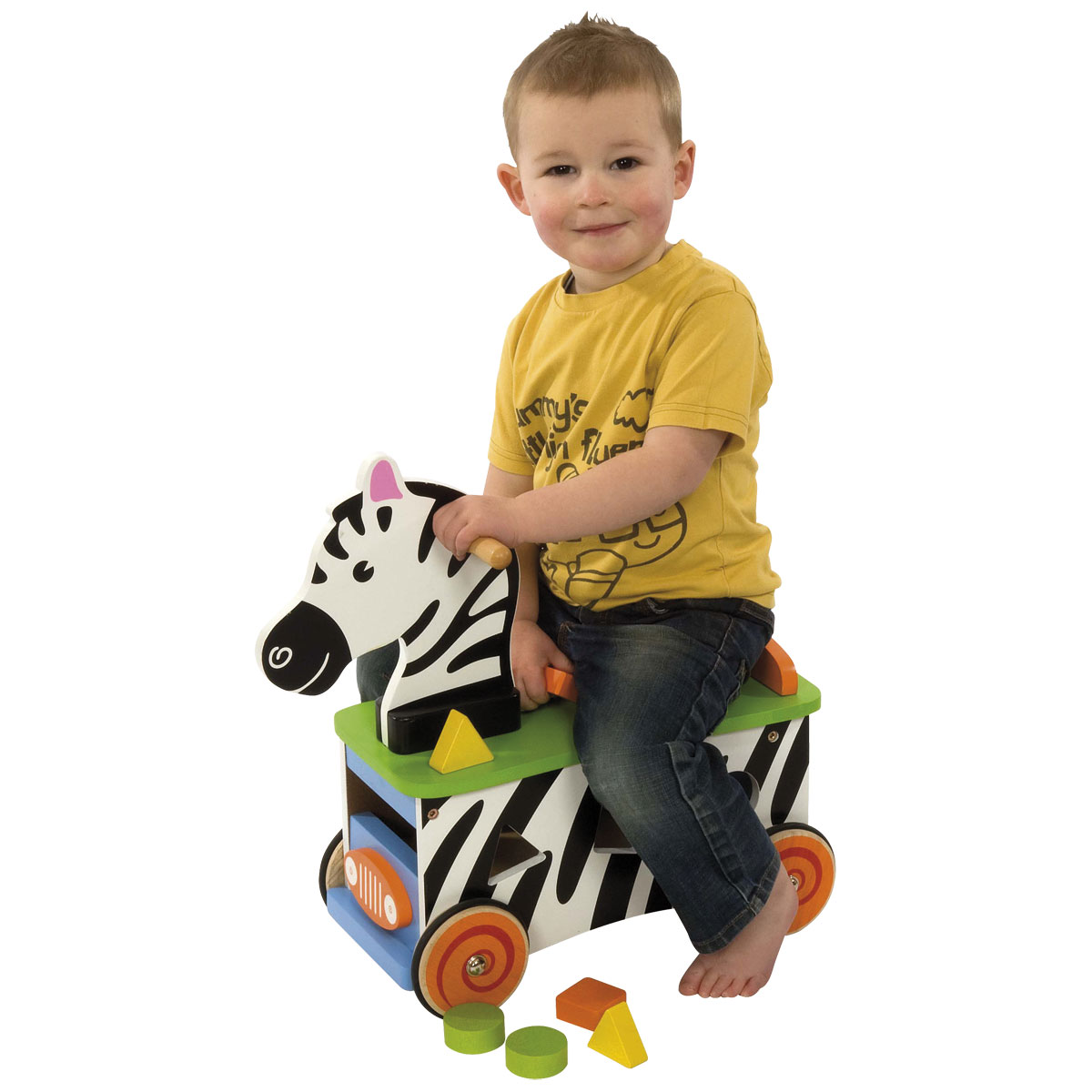 Ride on Zebra Sorter | Bigjigs (BB028) | Trikes & Ride-Ons