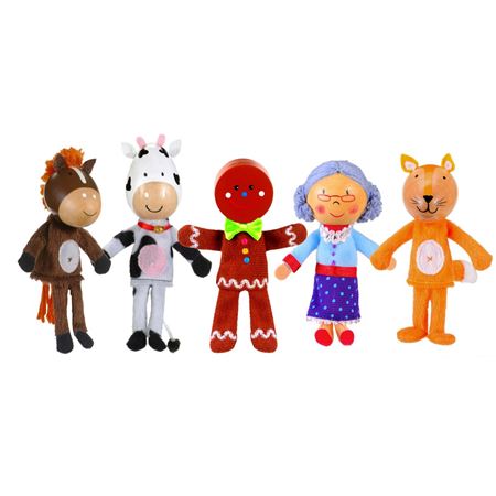 Gingerbread Finger Puppets | Fiesta Crafts | Mulberry Bush