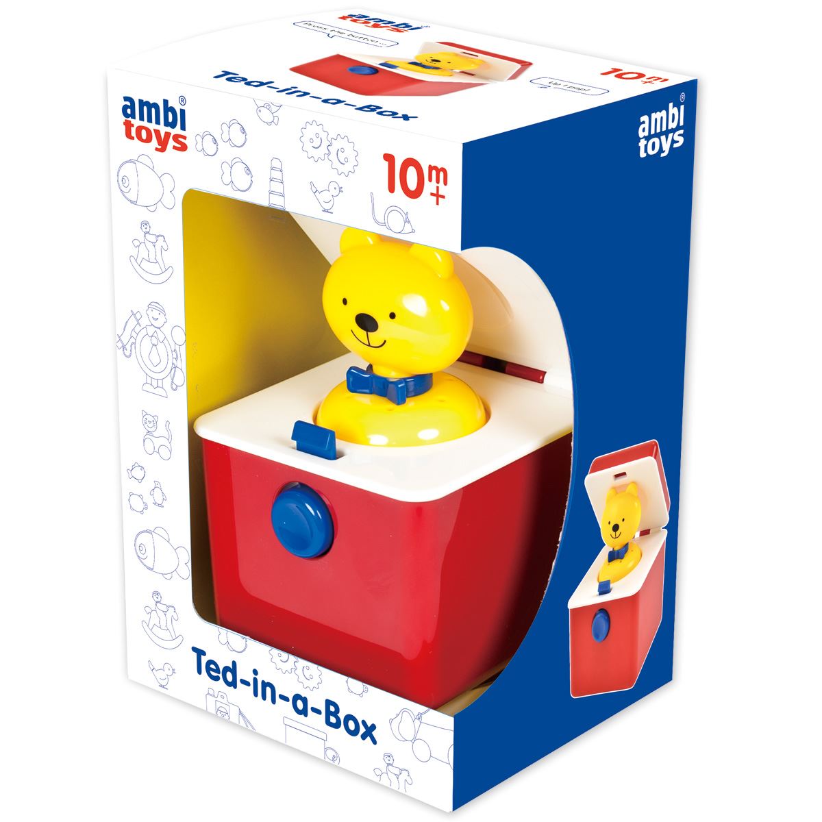 Ted in a Box (Ambi) | Galt | Toys for Babies | Mulberry Bush