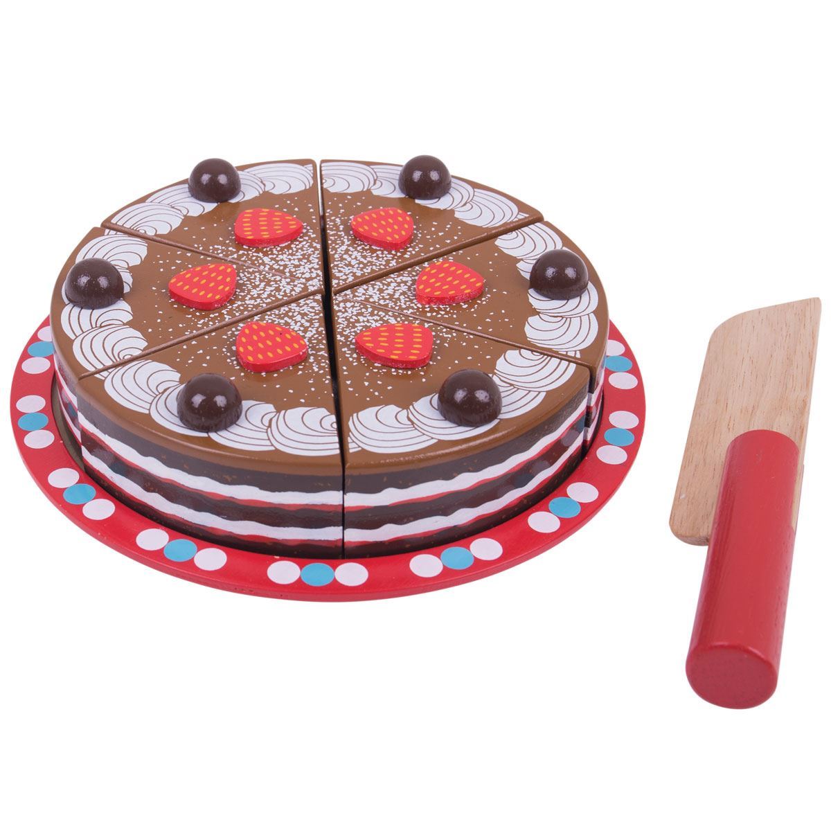 Chocolate Cake | Bigjigs (BJ627) | Tea & Cakes