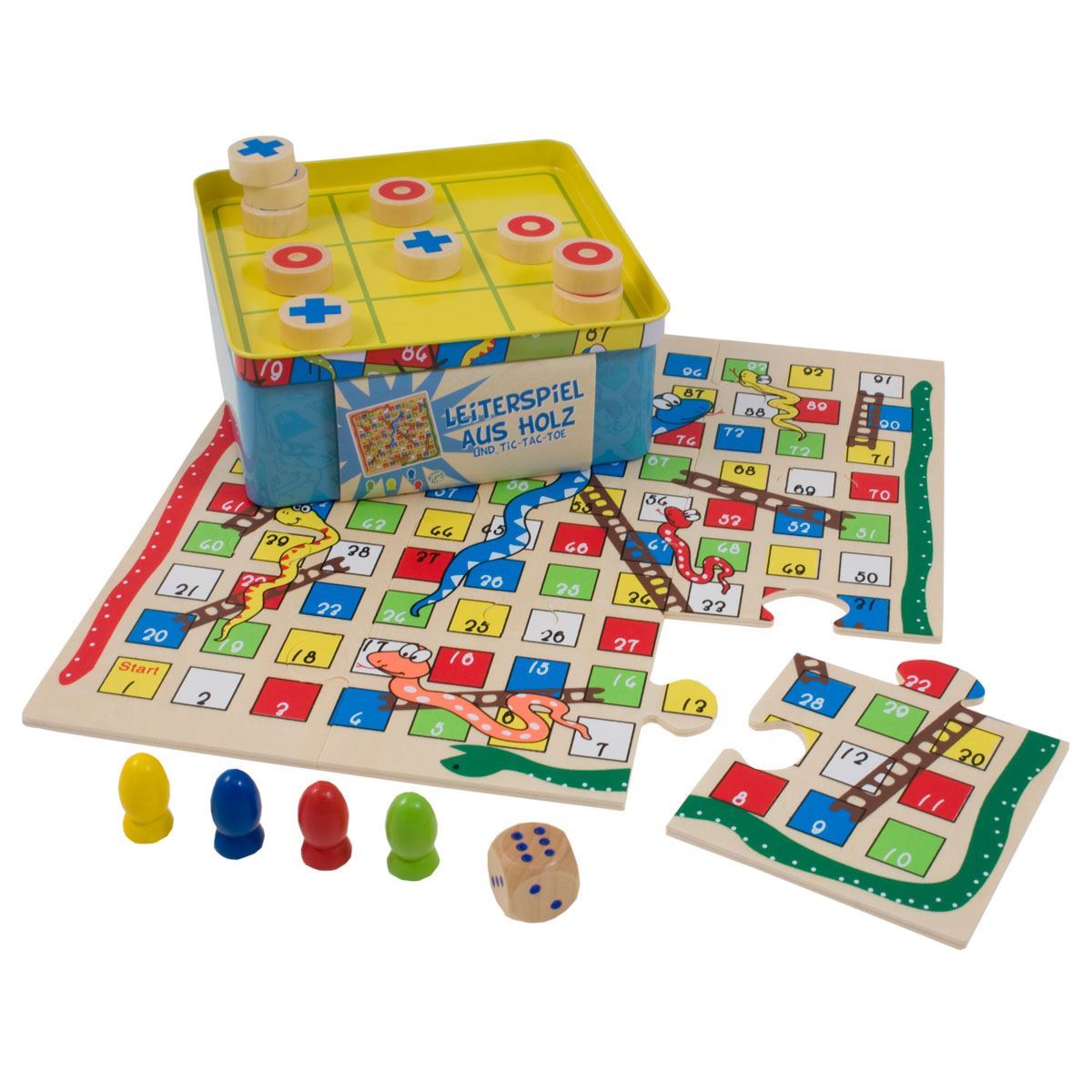 Snakes & Ladders and Tic Tac Toe | Traditional Children's Games