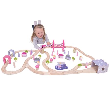 Wooden Train Sets For Kids | Train Tracks Toys | Toy Train Sets