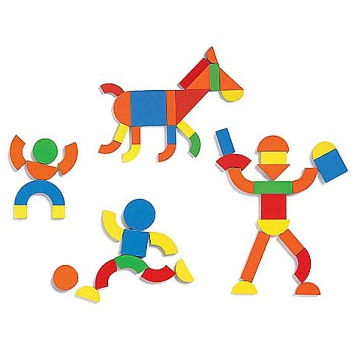 Geoforme Magnetic Shapes Box | Djeco | Magnetic Puzzles