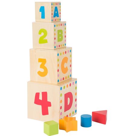 Topani Farm Stacking Cubes | Djeco | Stacking Toys