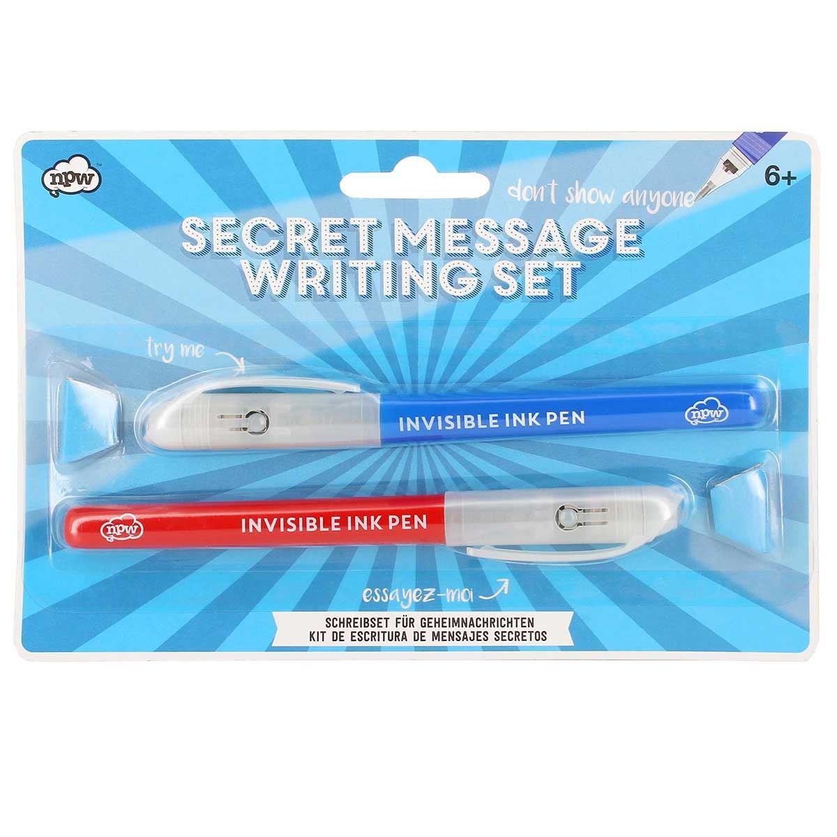 Secret Message Writing Set | NPW | Spy & Detective