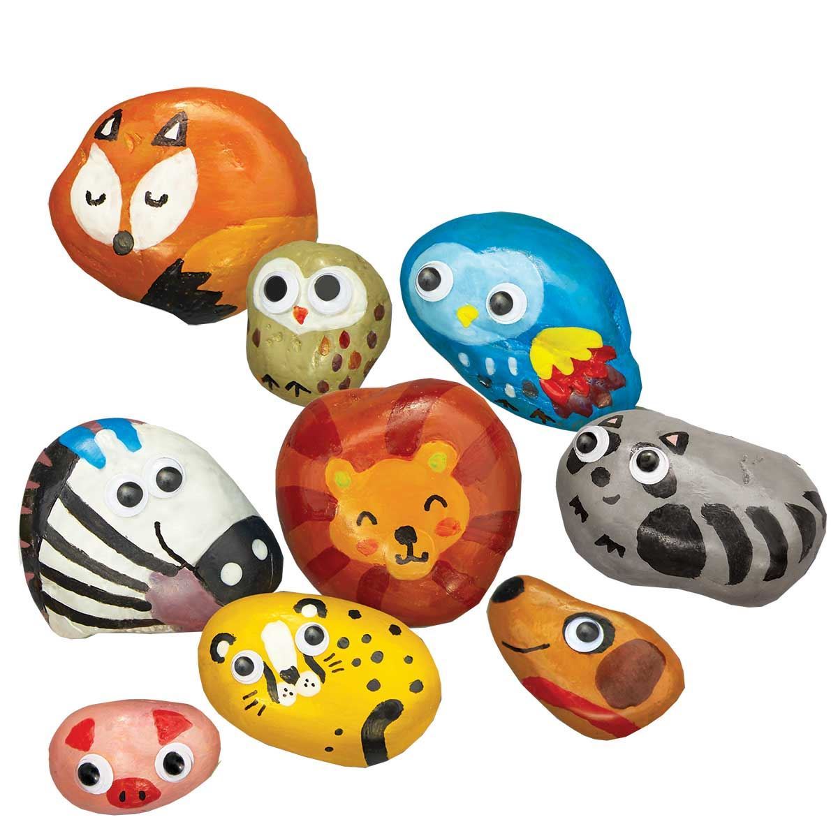 Magical Animal Rock Painting | 4M | Draw, Paint & Colour