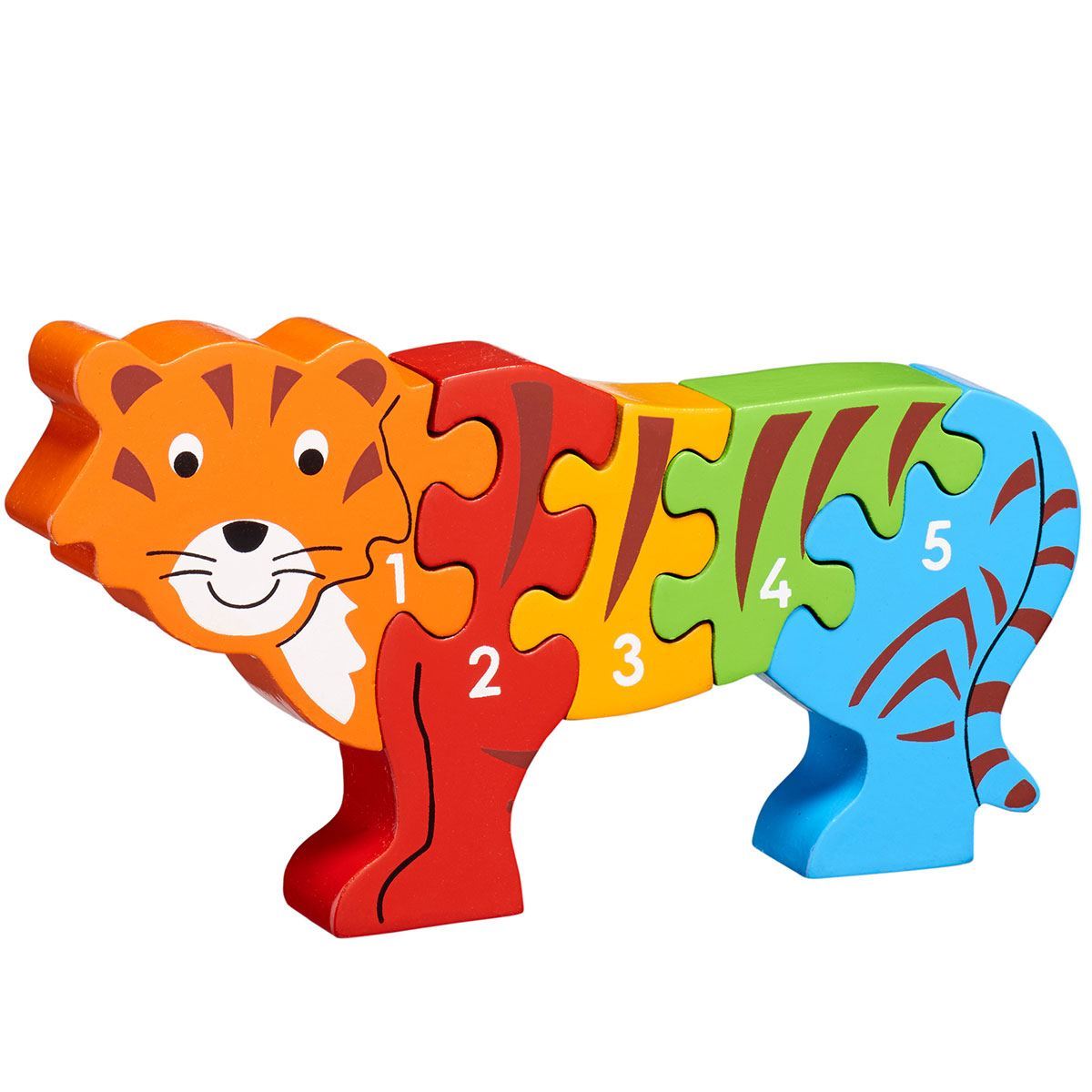 Tiger 1-5 jigsaw | Lanka Kade | First Puzzles