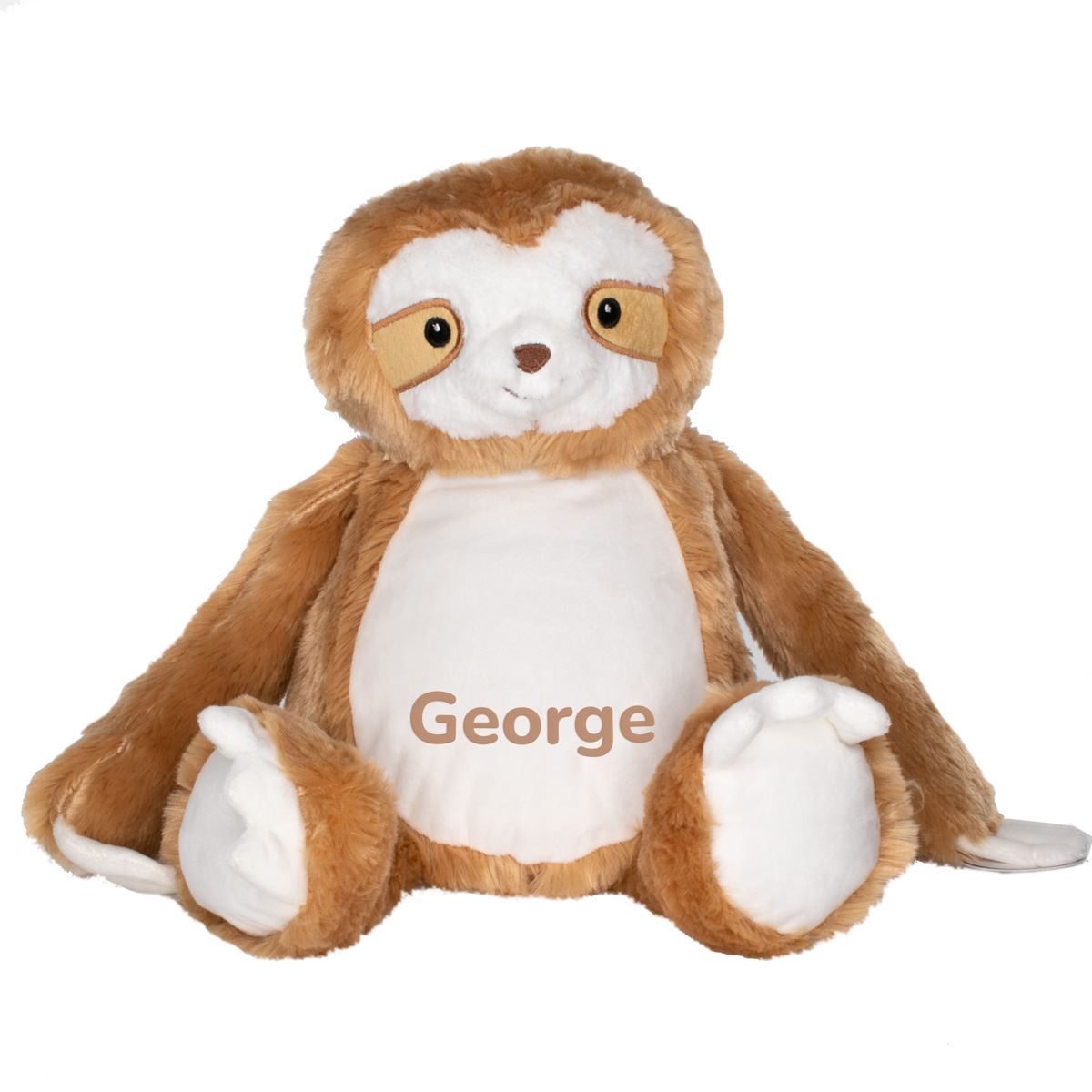 Personalised Sloth Soft Toy | Personalised Dolls & Soft Toys