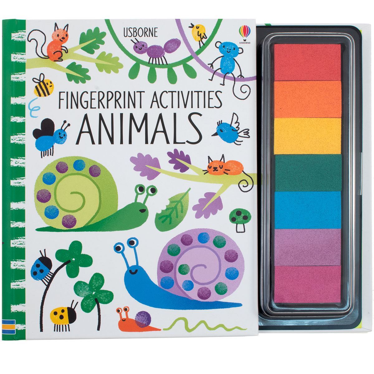 Animals Fingerprint Activities Book | Draw, Paint & Colour