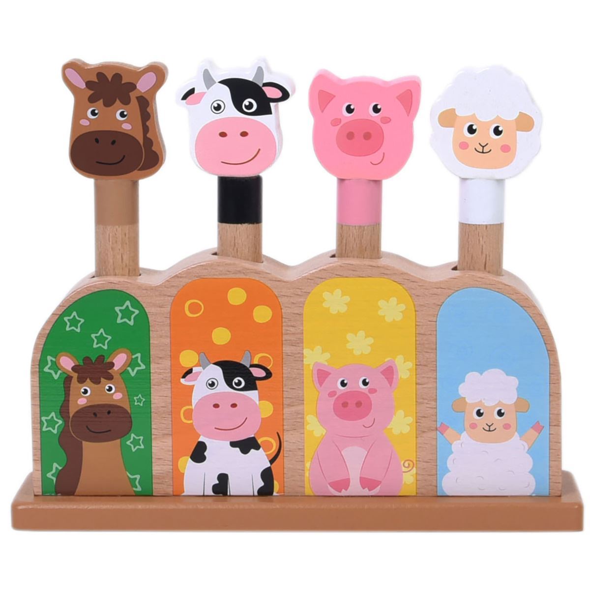 Pop Up Farm Animals | Traditional Toys for Baby | Mulberry Bush