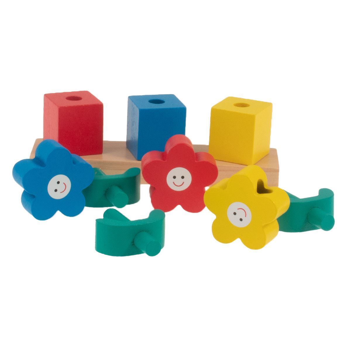 Wooden Flower Stacker